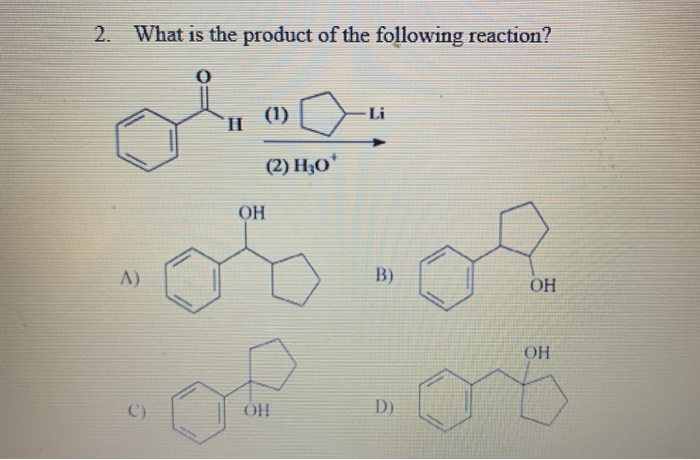Solved The reaction of phenylmagnesium bromide (C6HsMgBr) | Chegg.com