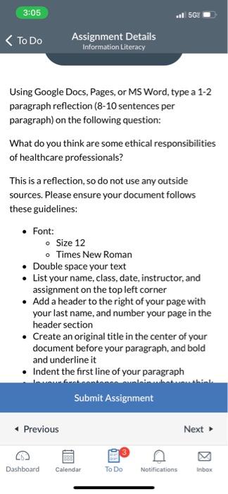 Solved Using Google Docs, Pages, or MS Word, type a 1-2 | Chegg.com