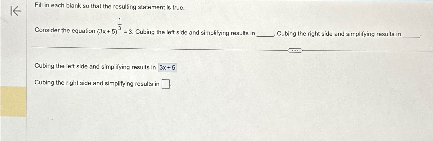 Solved Fill in each blank so that the resulting statement is | Chegg.com