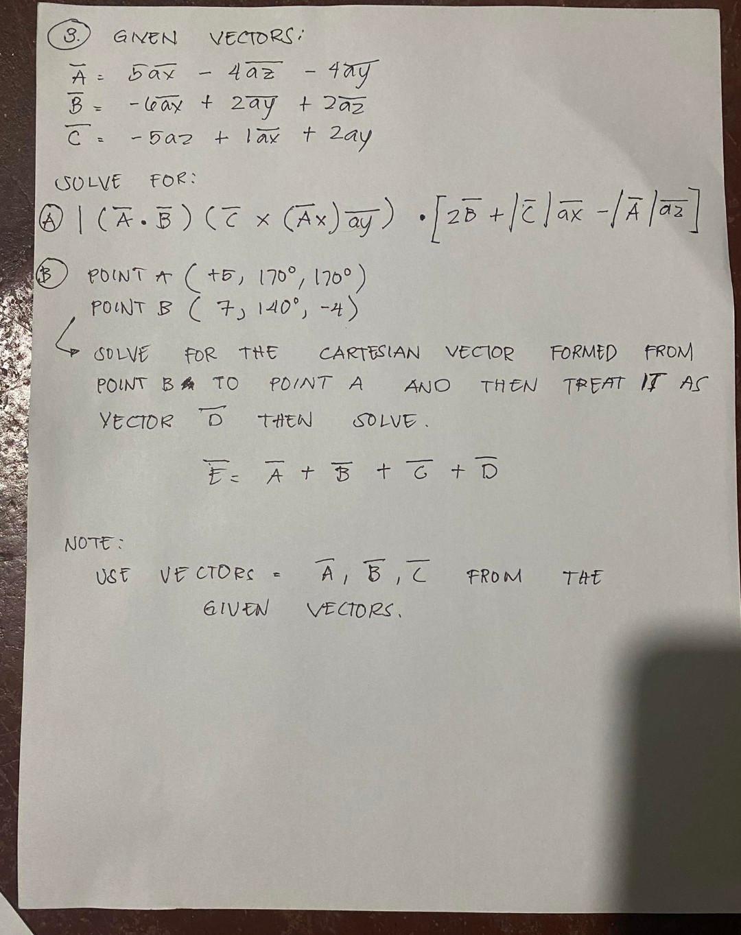 Solved (1) Given 3 ptr. or vertices of triangle in tree | Chegg.com