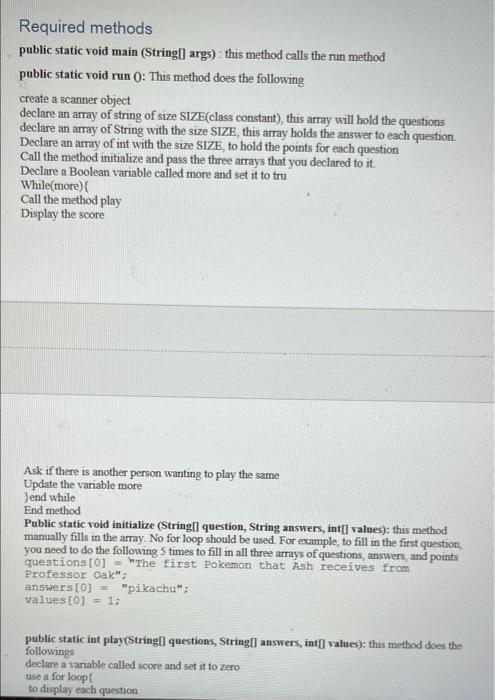 Solved Objectives Practice working with arrays Problem Write | Chegg.com