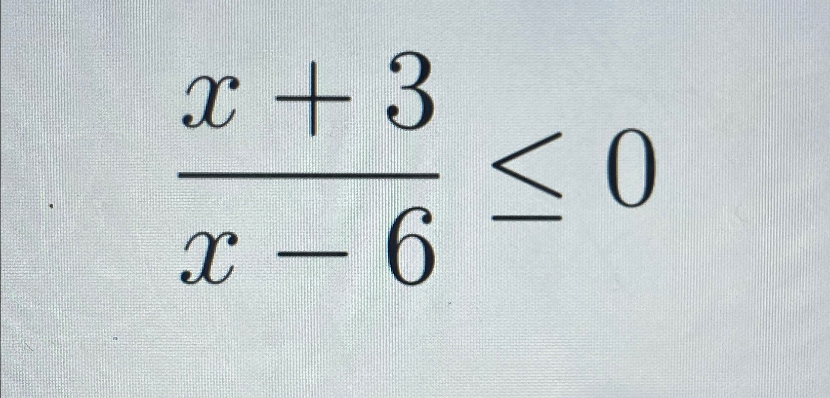 Solved x+3x-6≤0 ﻿solve for the inequality | Chegg.com