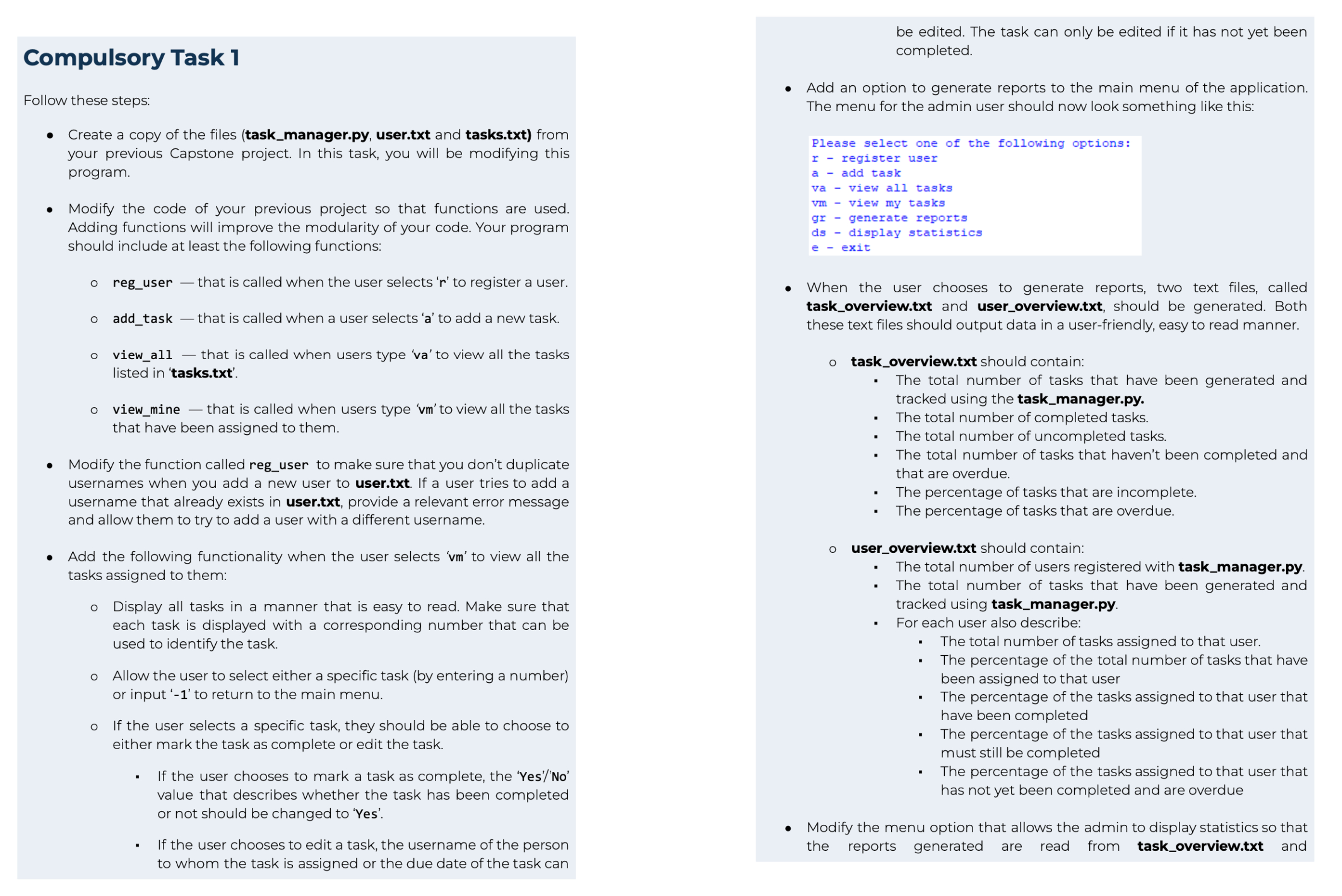 Solved Compulsory Task 1Follow these steps:Create a copy of | Chegg.com