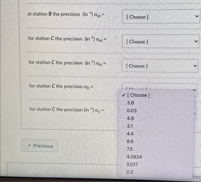 Solved A loop traverse around a four-sided land parcel | Chegg.com
