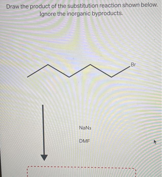 Solved Draw the product of the substitution reaction shown | Chegg.com