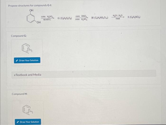 Solved Propose structures for compounds G-1: 60−65C cone | Chegg.com