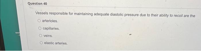 Solved Vessels responsible for maintaining adequate | Chegg.com