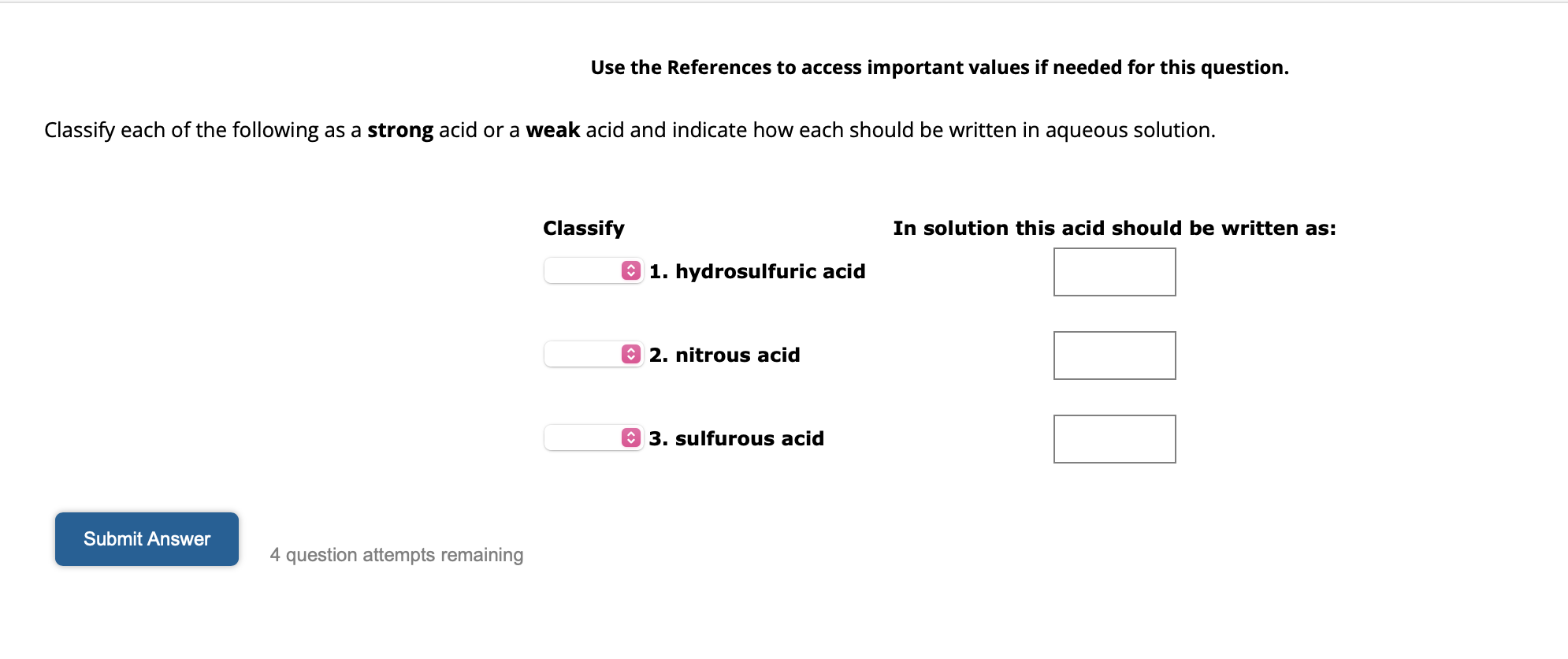 Solved Use the References to access important values if | Chegg.com