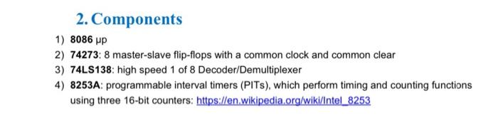 Solved Circuit Design:Square Waves Generator using 8086μp | Chegg.com