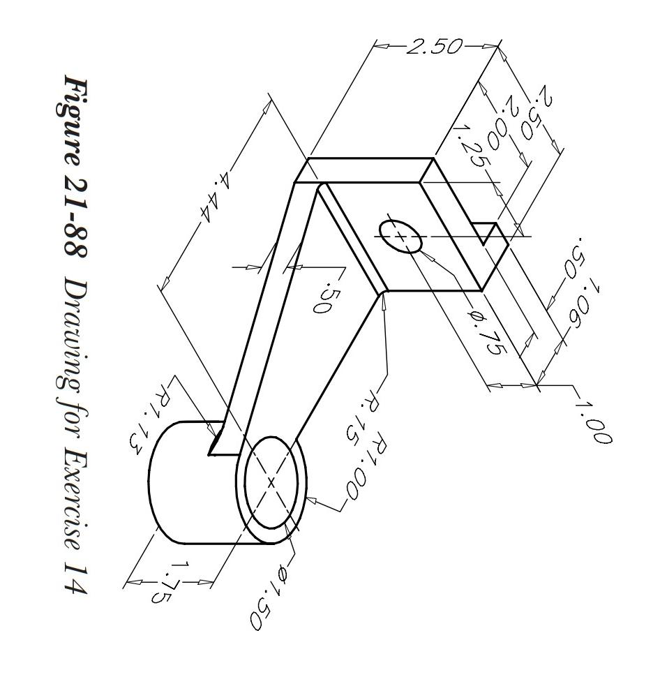 Solved Draw the orthographic views of the object shown in | Chegg.com