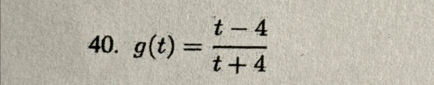 Solved g(t)=t-4t+4 ﻿find tbe derivative | Chegg.com