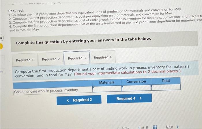 Solved Exercise 5-8 (Algo) Equivalent Units; Cost per | Chegg.com