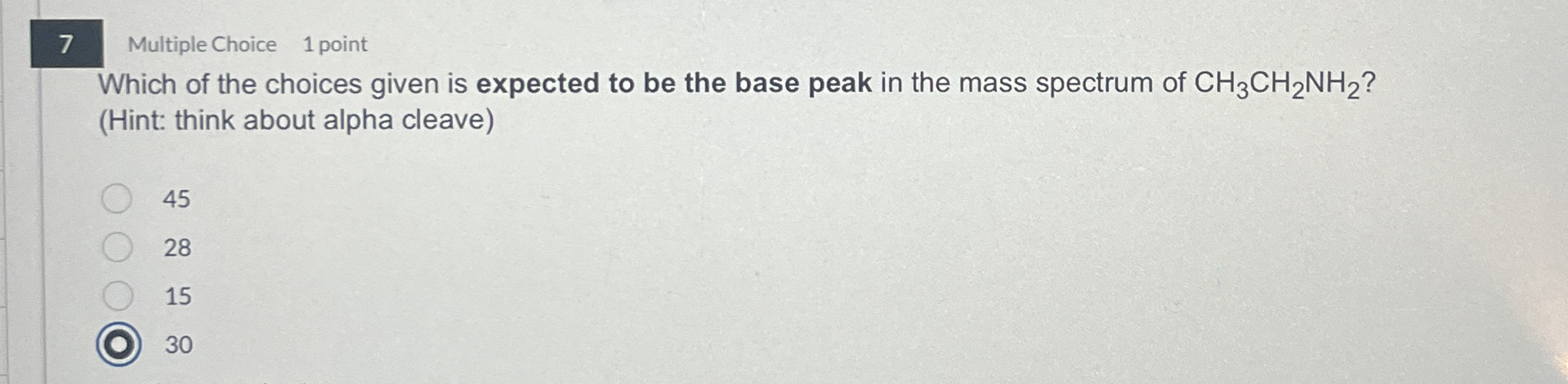 Solved 7Multiple Choice1 ﻿pointWhich of the choices given is | Chegg.com