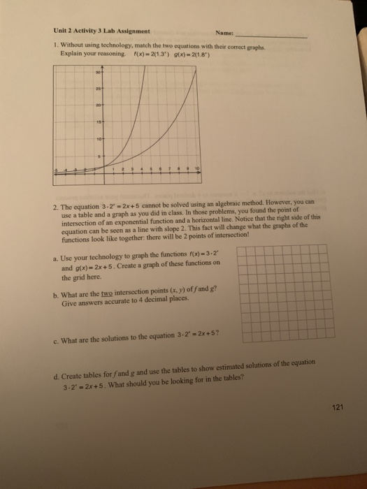 Solved Unit 2 Activity 3 Lab Assignment Name: 1. Without | Chegg.com