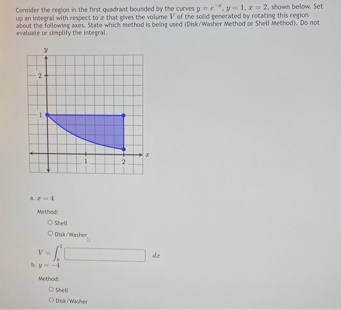Solved Consider the region in the first quadrant bounded by | Chegg.com
