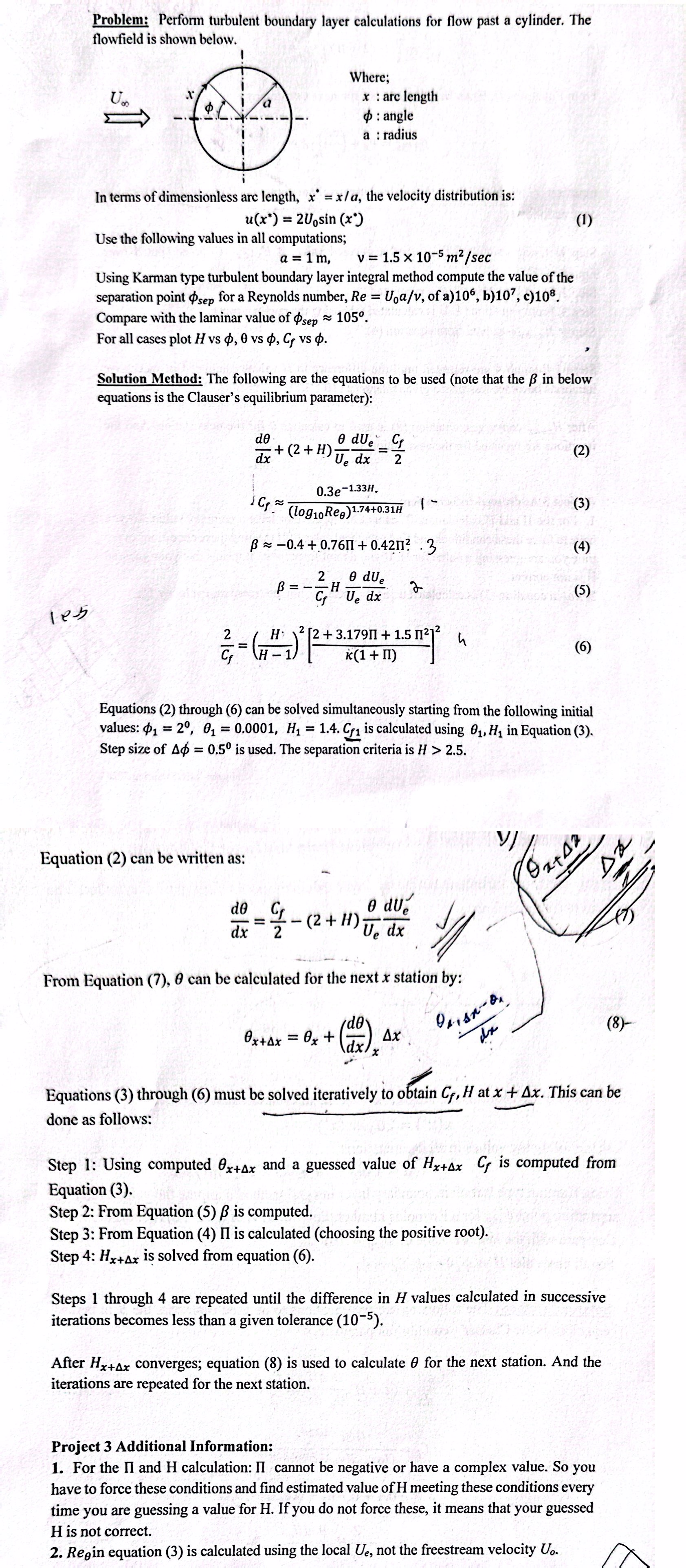 Solved Problem: Perform turbulent boundary layer | Chegg.com