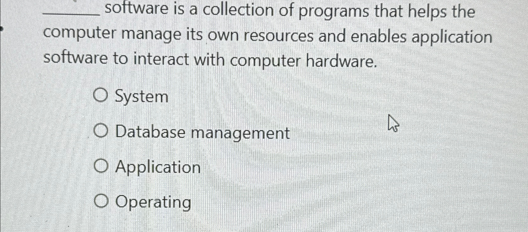 Solved Software Is A Collection Of Programs That Helps The