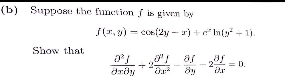 Solved (b) ﻿Suppose the function f ﻿is given | Chegg.com