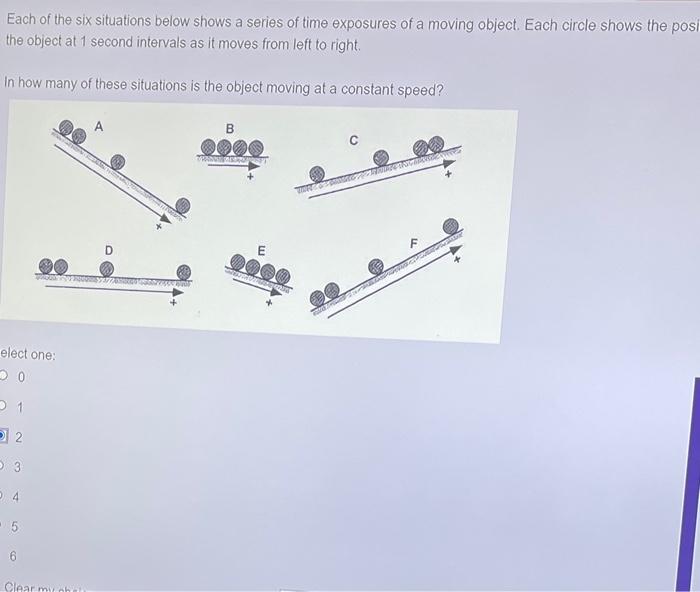Solved In the strobe drawing below, when is the first time | Chegg.com