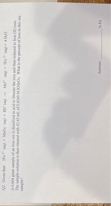 Solved Q2. Given that: | Chegg.com