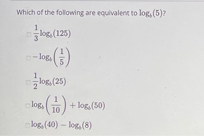 Solved Write the following as a single logarithm. Assume all | Chegg.com