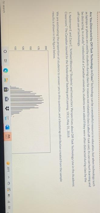 Solved Are You Distracted by Off-Task Technology in Class? | Chegg.com