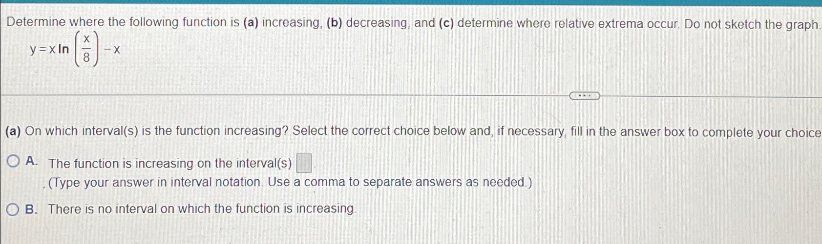 Solved Determine where the following function is (a) | Chegg.com