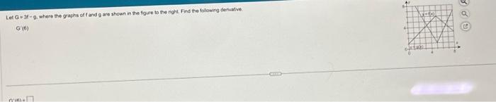Solved Let G=3f−g, where be graphs of t and g are shown in | Chegg.com