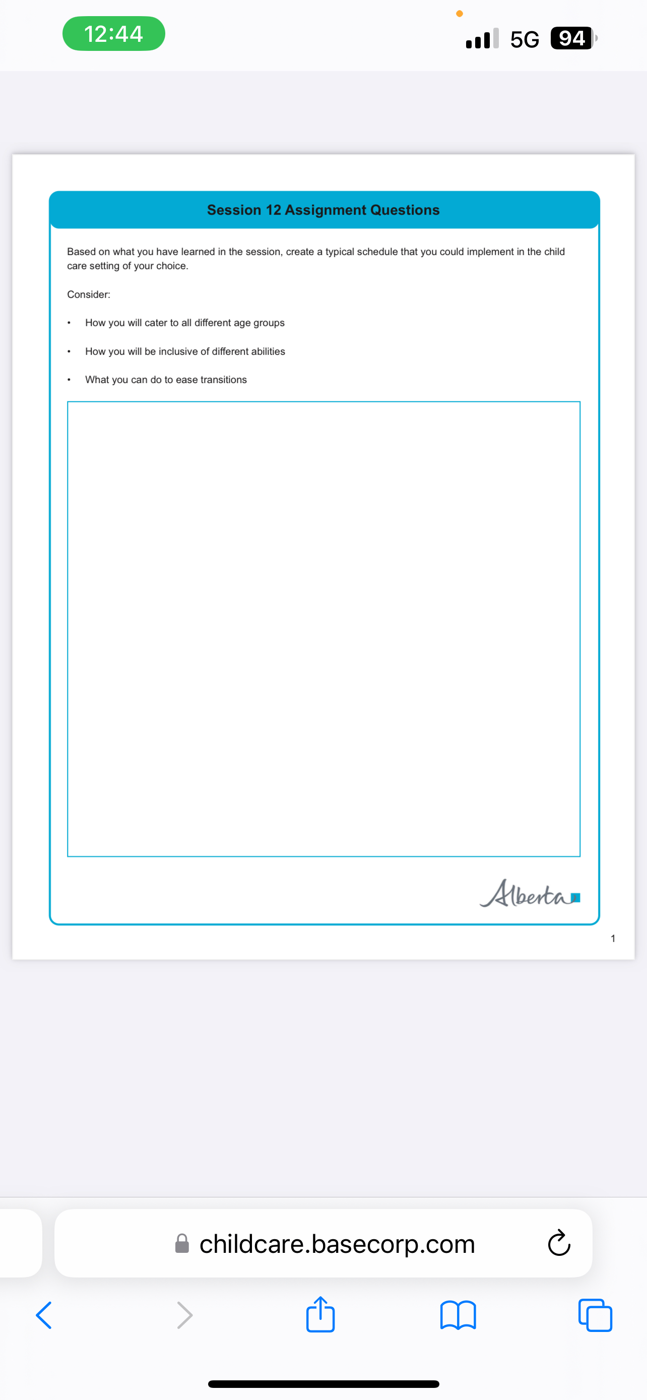 Solved .II 5G94Session 12 ﻿Assignment QuestionsBased on what | Chegg.com