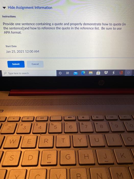 Solved Hide Assignment Information Instructions Provide one | Chegg.com