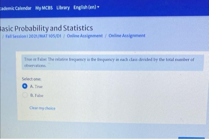Solved cademic Calendar My MCBS Library English (en) Basic | Chegg.com