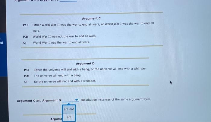 Solved argument forms.) P1: Argument A If animal cruelty is | Chegg.com