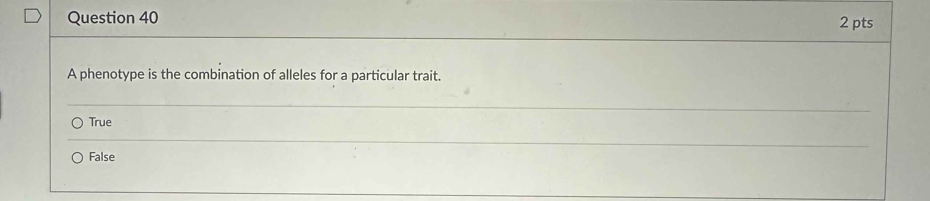 Solved Question 402 ﻿ptsA phenotype is the combination of | Chegg.com