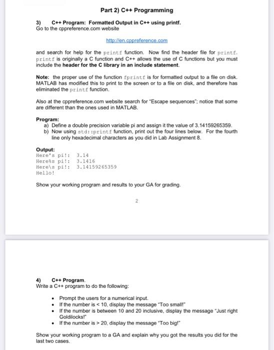 Solved 3 C Program Formatted Output In C Using Printf