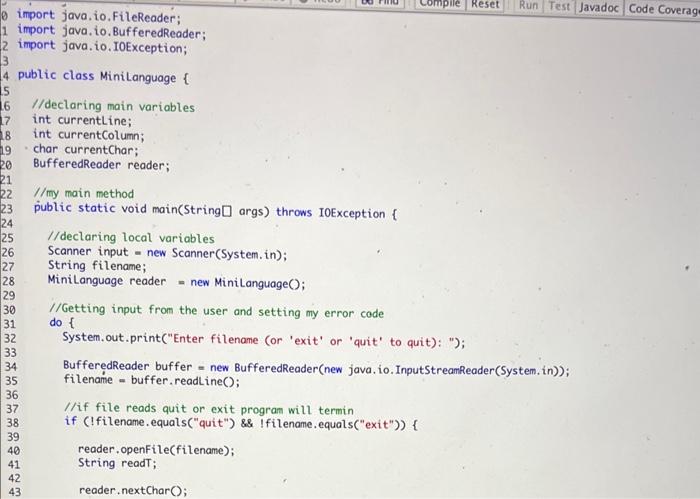 Solved Hello i need help with my code in Java...for some | Chegg.com