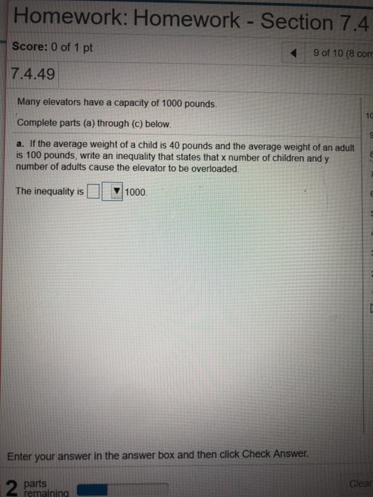 Solved Homework Homework Section 7 4 Score 0 Of 1 Pt 9