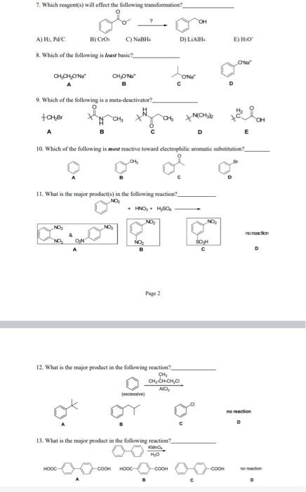 Solved 1. What is the structure of o-chlorophenol? NH OH NH | Chegg.com