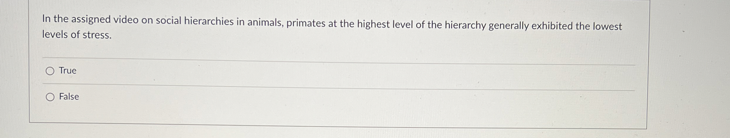 Solved In the assigned video on social hierarchies in | Chegg.com