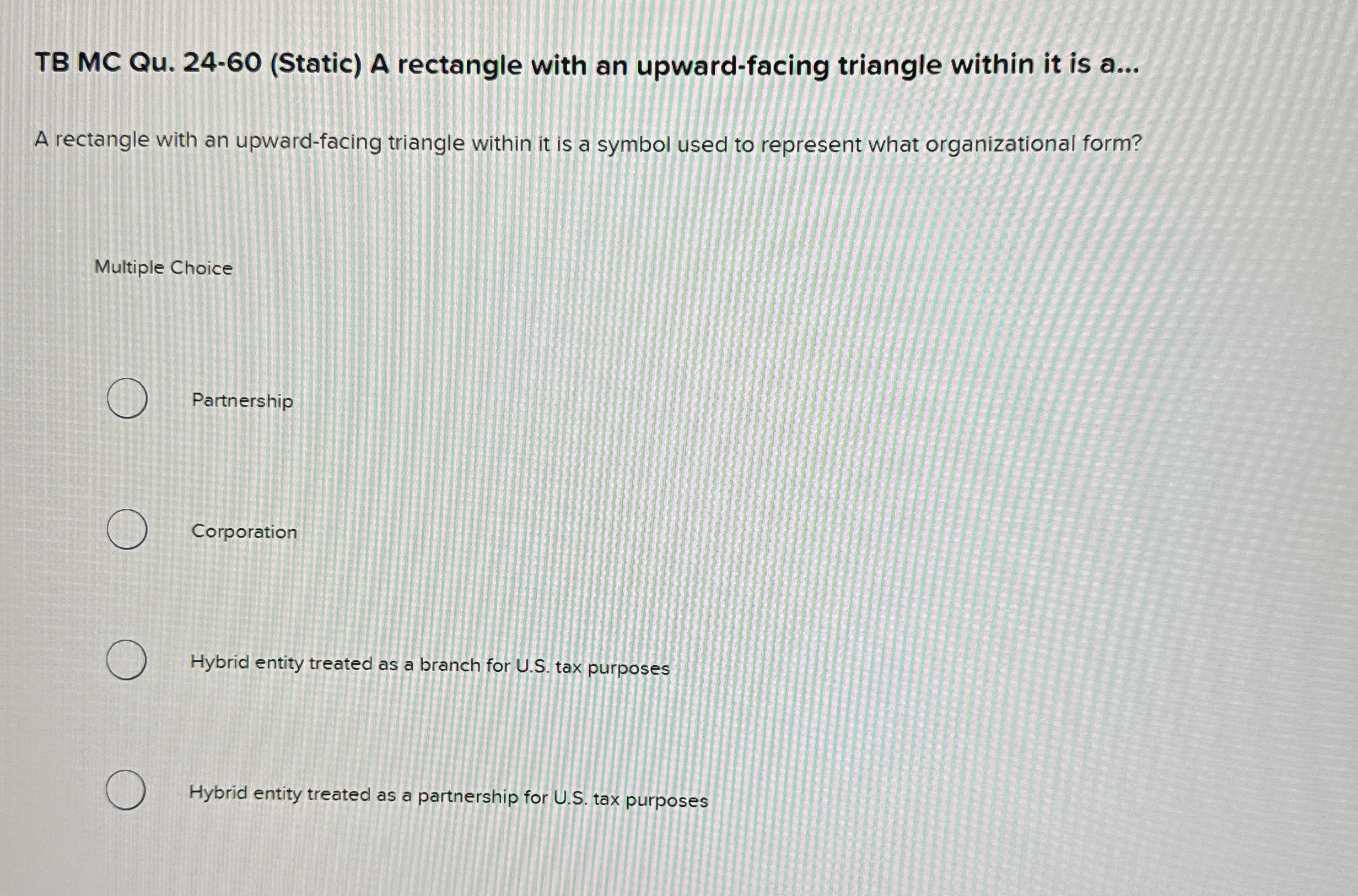 High Quality SOLUTION TB MC Qu. 24-60 (Static) ﻿A rectangle with an ...