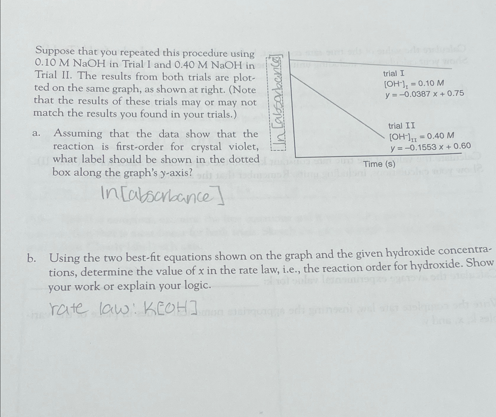 Solved Suppose that you repeated this procedure using | Chegg.com