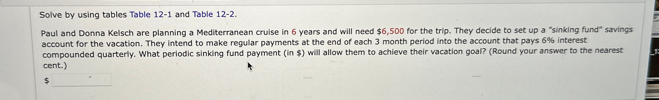 Solved Solve by using tables Table 12-1 ﻿and Table 12-2.Paul | Chegg.com