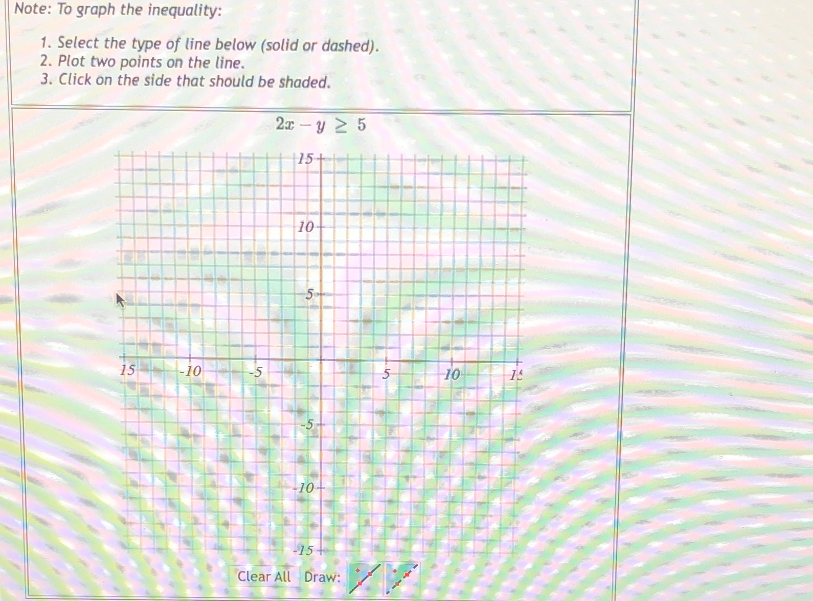 Solved Note: To graph the inequality:Select the type of line | Chegg.com