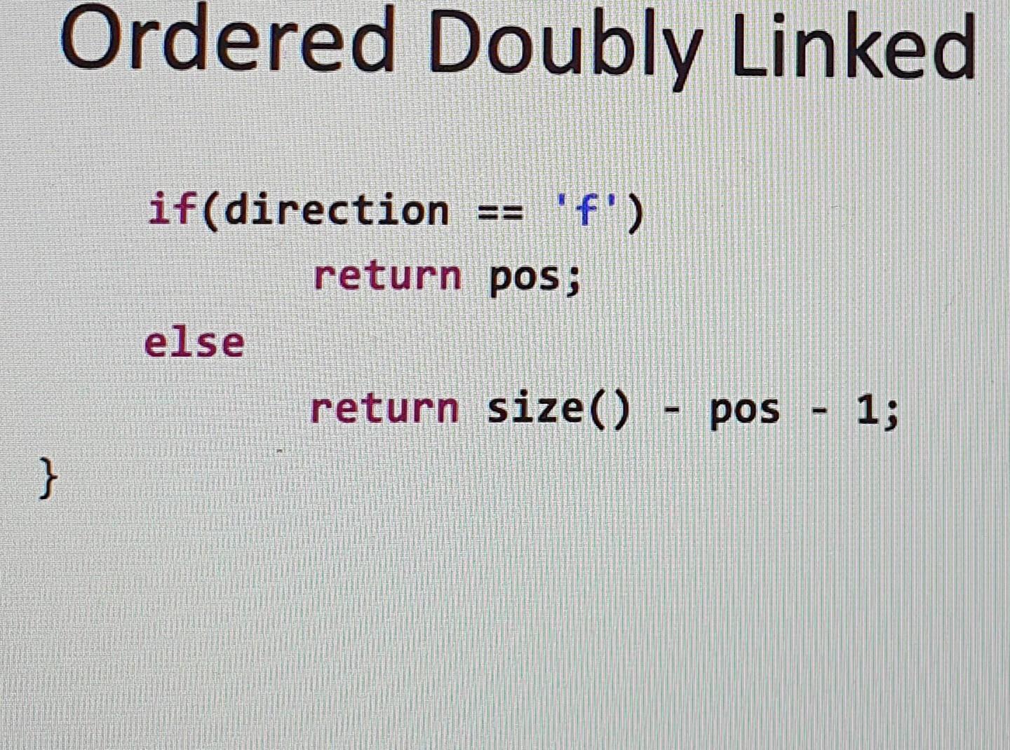 Solved Ordered Doubly Linked List Public Int Searchstring 6954