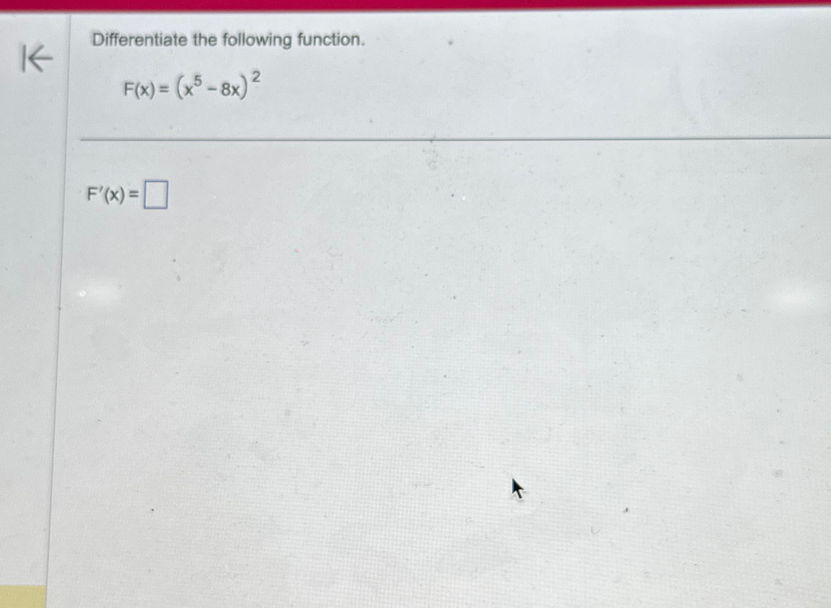 Solved Differentiate the following | Chegg.com