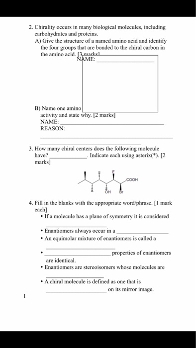 Solved 1. Assign R/S configuration to the following | Chegg.com