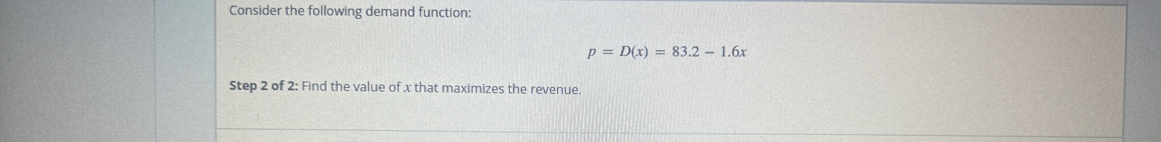 Solved Consider the following demand | Chegg.com
