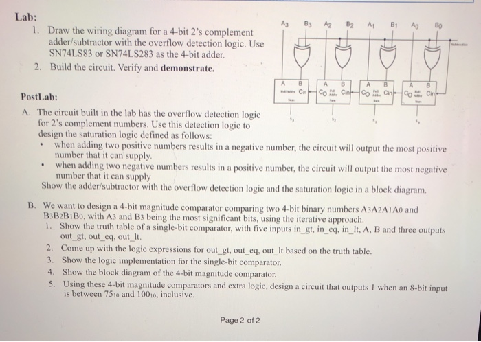 how do i use detection logic to design saturation | Chegg.com