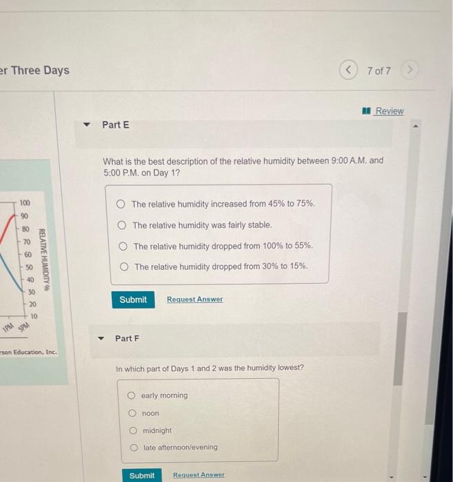 Solved Interpreting Graphs and Data: Temperature and | Chegg.com