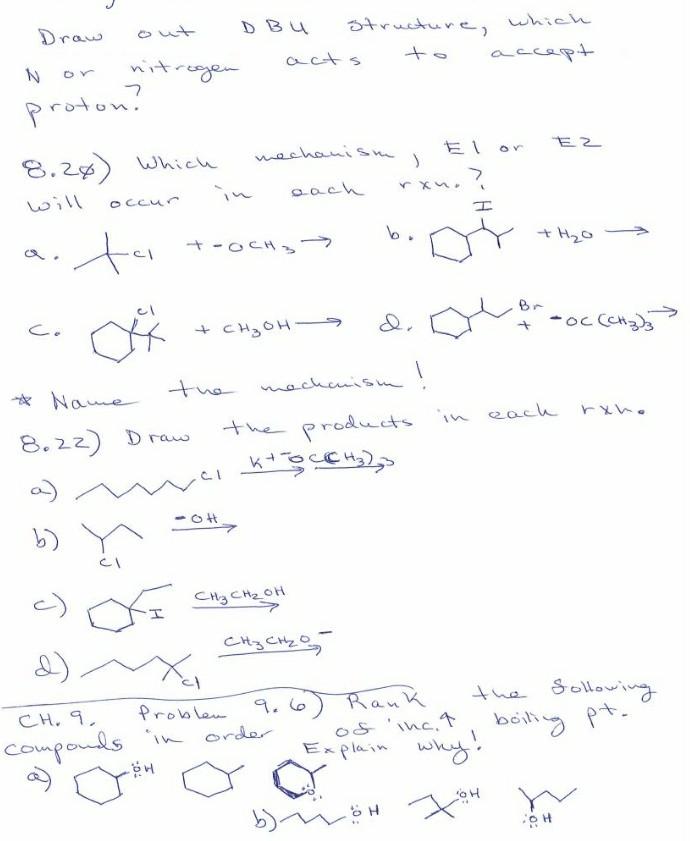 Solved Draw out DBU structure, which acts accept 4- N. OV | Chegg.com