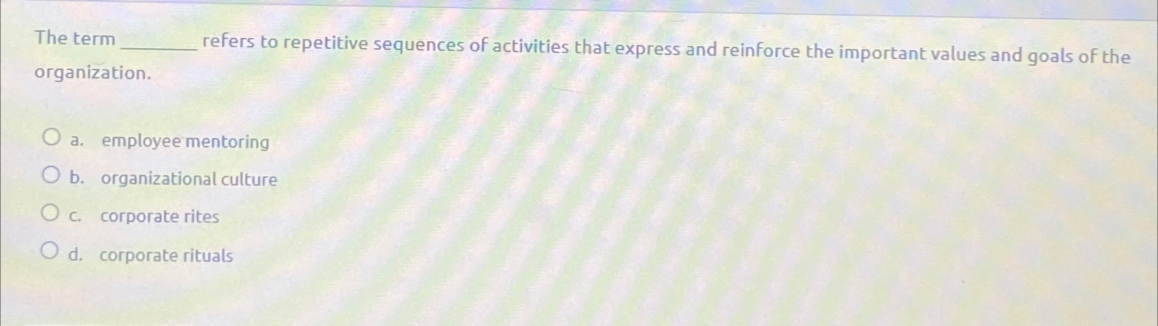 Solved The term ﻿refers to repetitive sequences of | Chegg.com